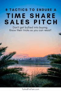 8 timeshare sales tactics—and how to resist them during a pitch